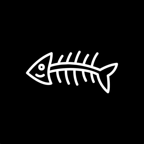 Fishbone Vector Icon Design 25586836 Vector Art At Vecteezy