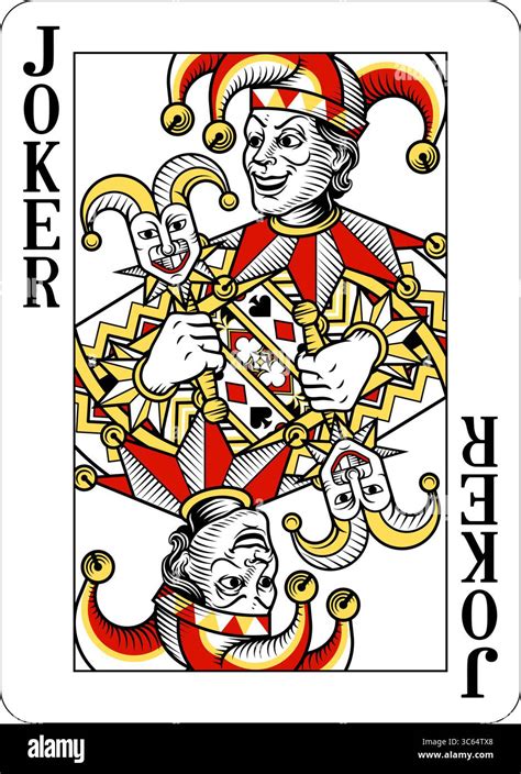 Joker Card Design From Deck Of Playing Cards Stock Vector Image And Art