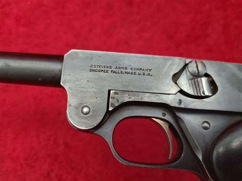 Stevens Model 10 22 Single Shot Target Pistol Kramer Auction Llc