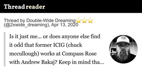 Thread By 2xwidedreaming Is It Just Me Or Does Anyone Else Find It Odd That Former Icig