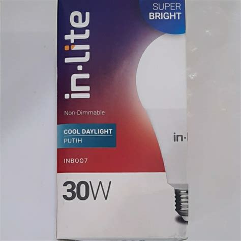 Jual Lampu In Lite Led Bulb Watt Cool Daylight Putih Shopee Indonesia