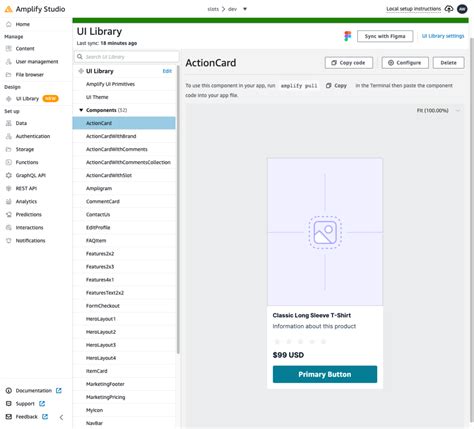 Introducing Component Slots For Figma To React Code In Amplify Studio Front End Web Mobile