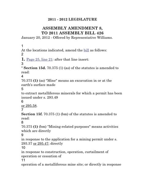 Amendment 8 The Waters Edge