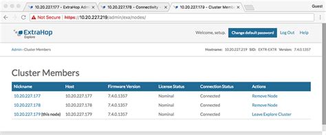 Create An Explore Cluster