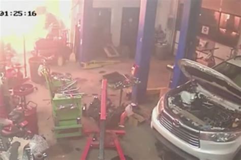 Unidentified Falling Object Smashed Into Us Auto Shop Then Disappeared