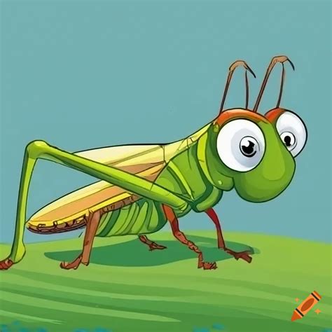 Grasshopper Cartoon