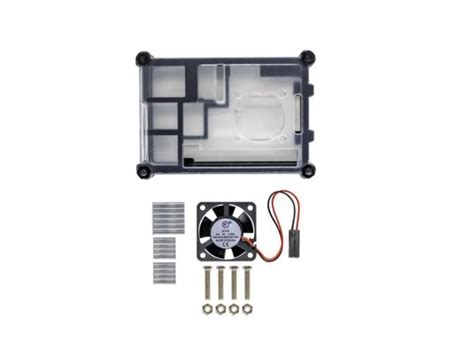 case acrilico para raspberry pi c cooler 30mm x 30mm arducore
