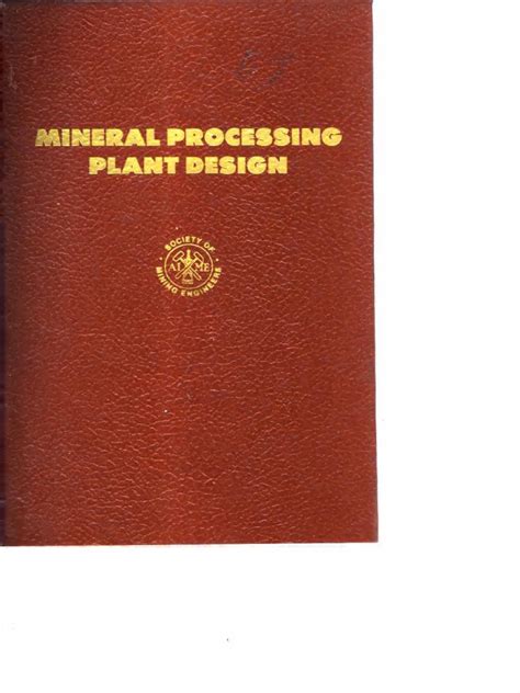 Mineral Processing Plant Design Pdf