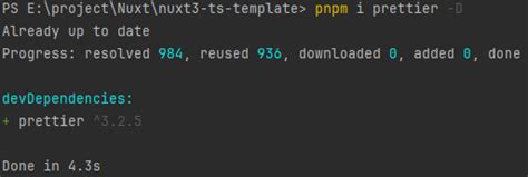 Nuxt3typescriptvite项目模板搭建（typescript、eslint、prettier、sass、stylelint