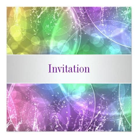 Bubbles Invitation Background