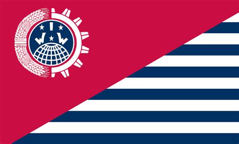American Themed Iww Flag Rvexillology