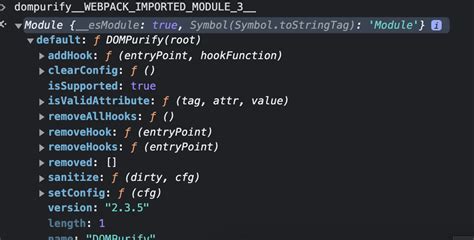 Default Export Createdompurify Or Dompurify · Issue 636 · Cure53dompurify · Github