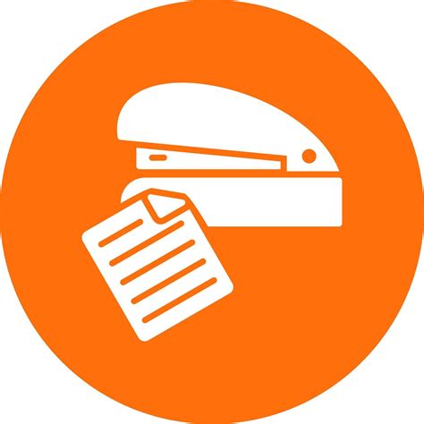 Stapler Multi Color Circle Icon 43595718 Vector Art At Vecteezy