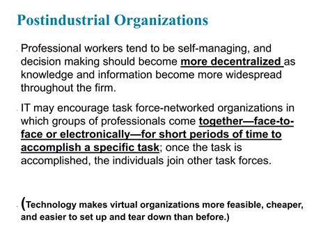 Information Systems Organizations And Strategy Pptx