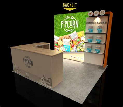 Radiant Po8837a 10x10 Portable Booth With Sampling Station