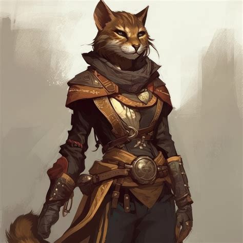 Tabaxi Rogue Swashbuckler 5 Pack Etsy