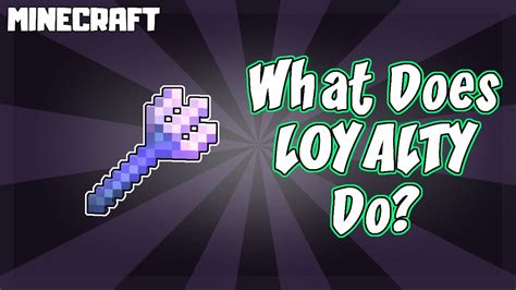 Loyalty Minecraft Loyalty How To Craft Loyalty In Minecraft
