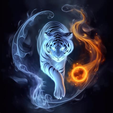 Tiger Of The Elements High Resolution Digital Download Etsy