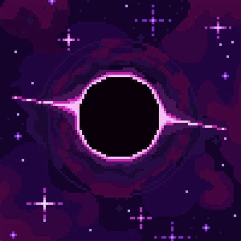 Pixel Art Black Hole