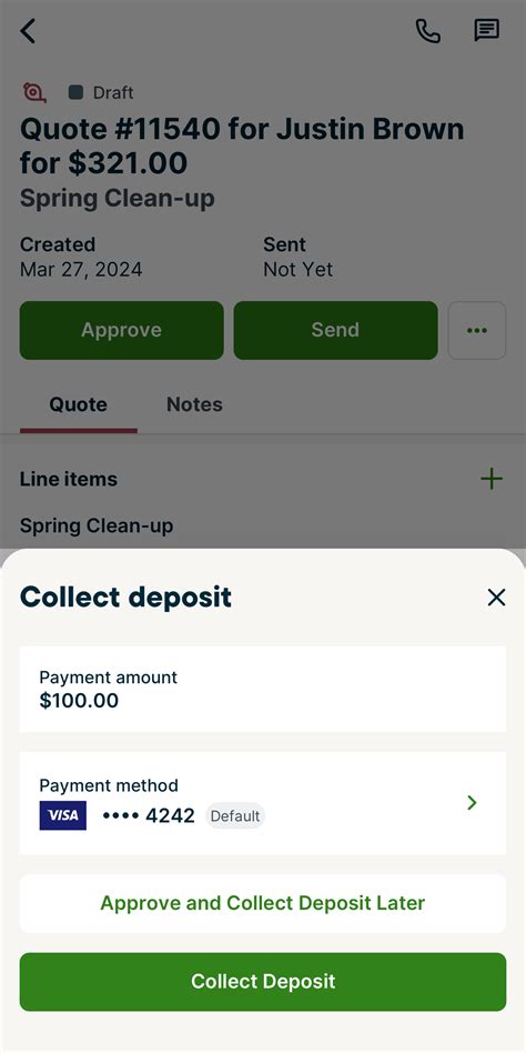 Deposits On Quotes Jobber Help Center