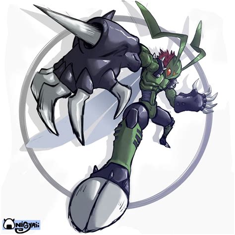 Stingmon Digimon Drawn By Onigyrii Danbooru