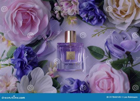 The Aromatic Smack Of Floral And Citrus Scents From The Glass Bottle During The Photoshoot Fills