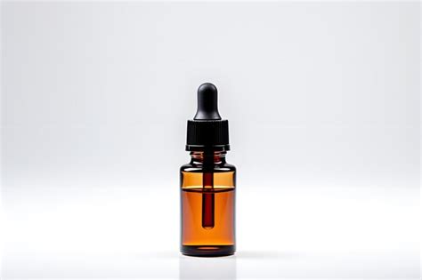 Premium Ai Image A Dropper Bottle On White Background Beauty Cosmetic
