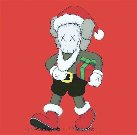 Festive Kaws Christmas Wallpaper For Your Devices