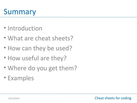 Cheat Sheets For Coding Ppt Web Development Internet