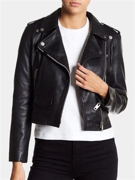 Brie Larson Fast X Black Leather Jacket Hit Jacket