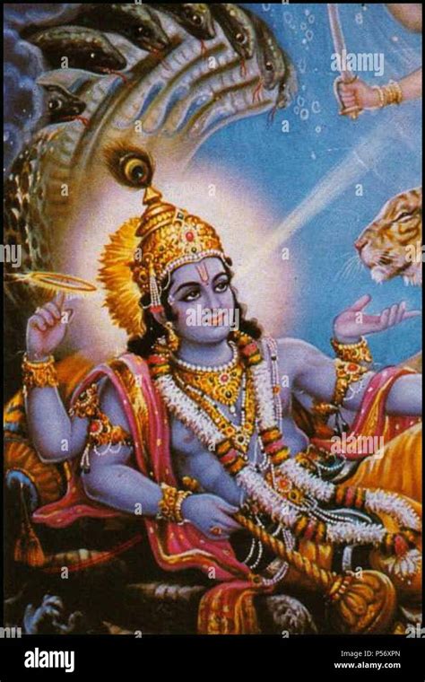 Indischer Gott Vishnu Stockfotos Und Bilder Kaufen Alamy