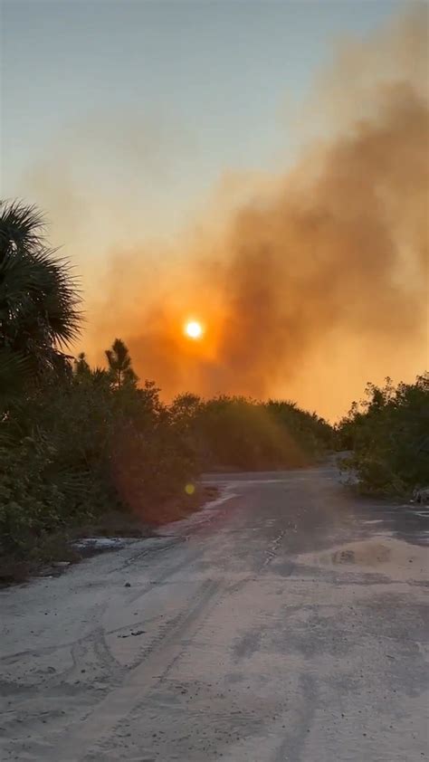 Compound Fire Update Evening Blaze Now Under Control Space Coast