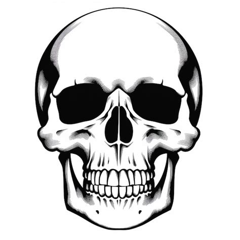 Premium Ai Image A Close Up Of A Skull With A Missing Jaw And A