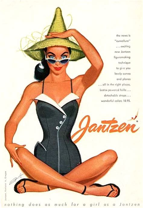 Vintage Bathing Suit Ads From The 40s And 50s Artofit