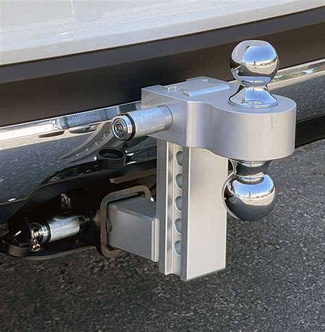 Heavy Duty Adjustable Aluminum Raise And Drop Trailer Tow Hitch Dual
