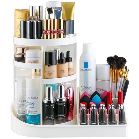 Store And Organize Your Makeup With This Rotating Storage Box