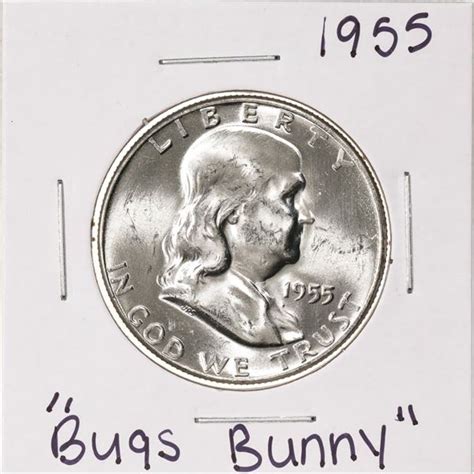 1955 Bugs Bunny Franklin Half Dollar Coin
