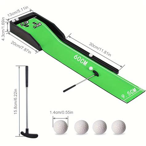 Ensemble Putters Golf Dintérieur Ensemble Pratique Putter Temu France