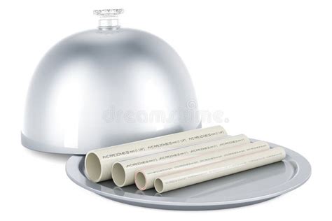 Pvc Pipes Composite Pipe Upvc Pipe Cpvc Pipe 3d Rendering Stock