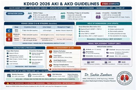 Kdigo 2026 Aki And Akd Guidelines Definitions Staging Biomarkers