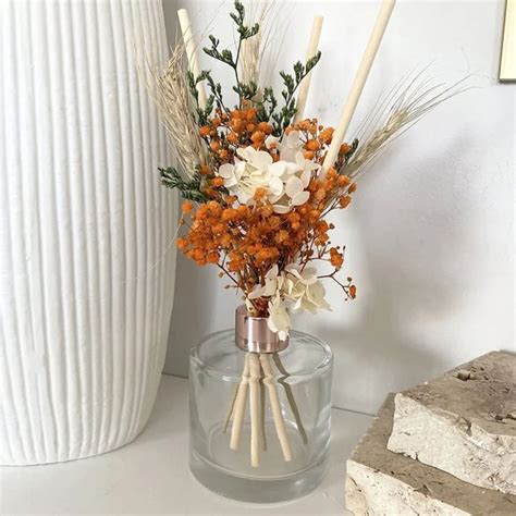 Yellow Floral Reed Diffuser Lemongrass And Lime Mane Society Salon