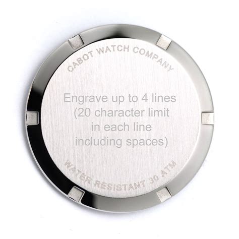 Laser Engraving For Watch Case Backs