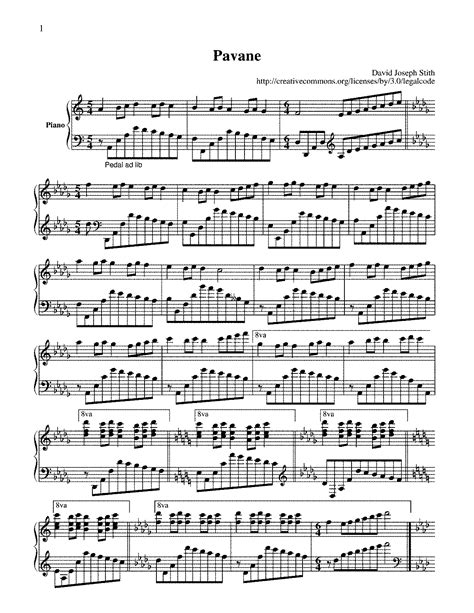 Pavane Stith David Joseph Imslp