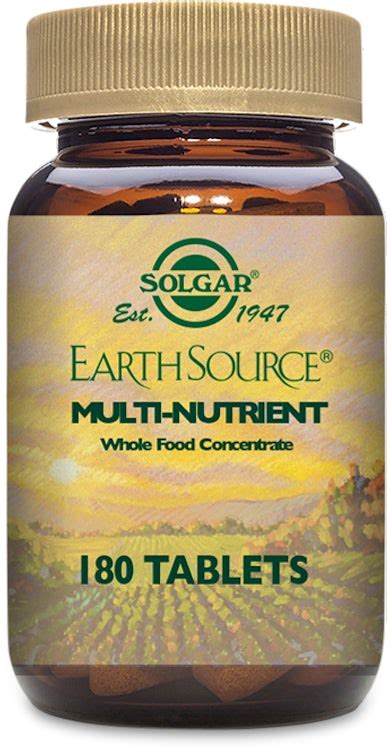 Solgar Earth Source Multi Nutrient 180 Tablets Medino