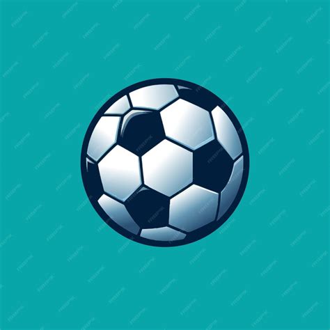 Premium Vector Soccer Football Ball 2d Vector