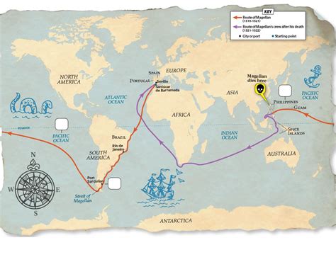 Ferdinand Magellan Map Of Voyage At Jo Ellzey Blog