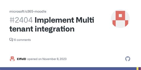 implement multi tenant integration · issue 2404 · microsoft o365