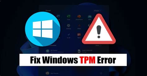 How To Fix Tpm Device Not Detected Error Message 6 Methods