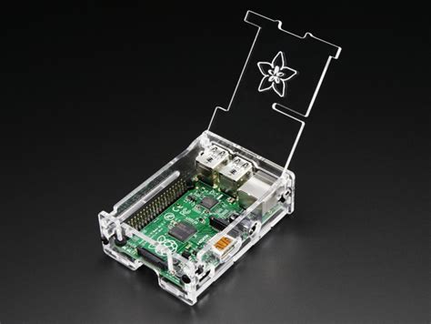 Корпус adafruit прозорий для raspberry pi b pi 2 pi 3 купити в Києві