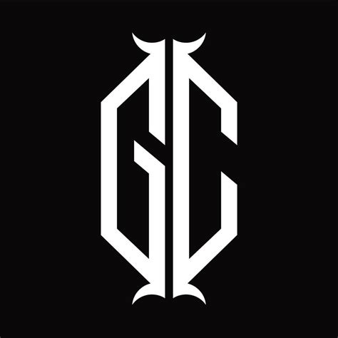 Gc Logo Monogram With Horn Shape Design Template 16579989 Vector Art At